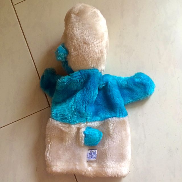 Vintage 80s Smurf Hand Puppet Plush ., Hobbies & Toys, Memorabilia ...
