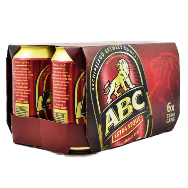 ABC Extra Stout 6s 323ML, Everything Else on Carousell