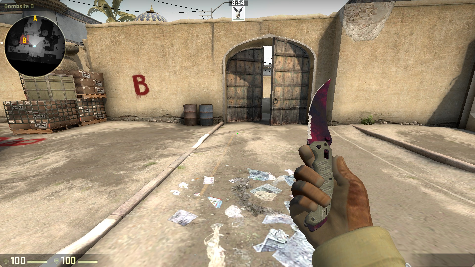 CSGO Flip knife doppler p2, Hobbies & Toys, Toys & Games on Carousell
