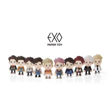 EXO PAPER TOY, Hobbies & Toys, Memorabilia & Collectibles, K-Wave on ...