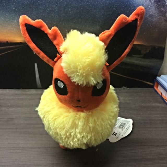 Flareon Plushie / Soft Toy (Pokemon), Hobbies & Toys, Toys & Games on ...