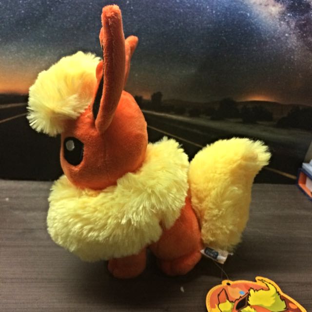 Flareon Plushie / Soft Toy (Pokemon), Hobbies & Toys, Toys & Games on ...