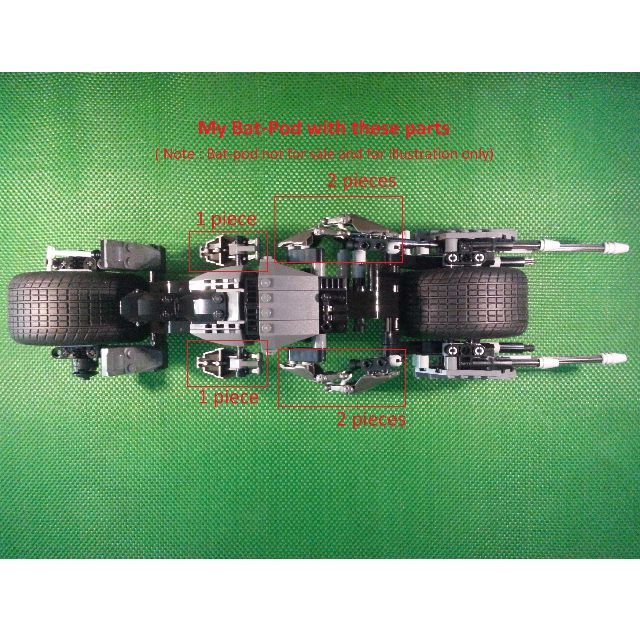 Lego Batpod RARE COMPATIBLE part - 6-pieces of Hero Factory Shield ...