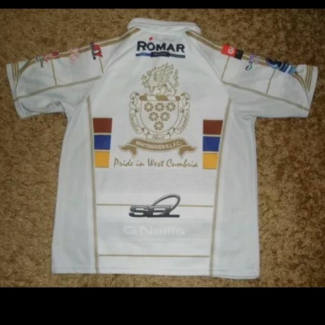 Rare Preloved Oneills Whitehaven Rugby Jersey XL, Sports Equipment ...