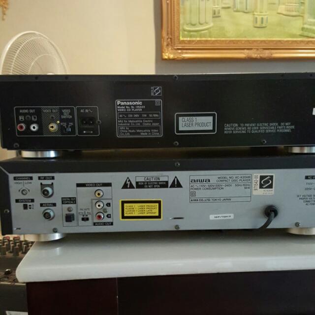 Panasonic & Aiwa VCD Player, Hobbies & Toys, Music & Media, CDs & DVDs ...