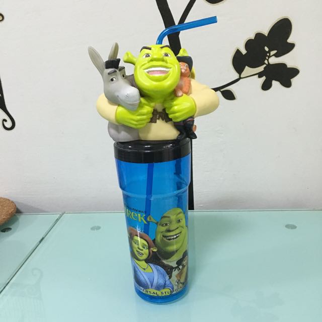 Shrek Water Bottle, Babies & Kids on Carousell