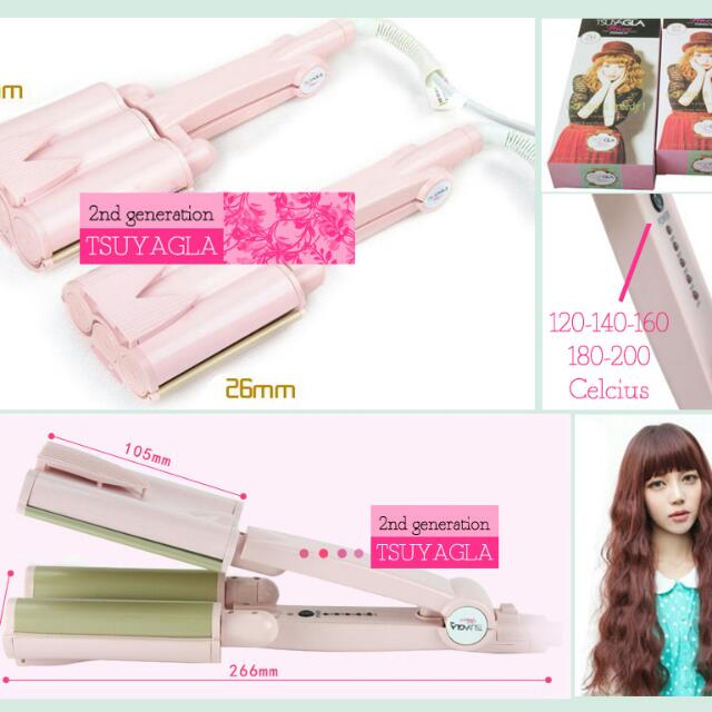 Tsuyagla Hair Waver 26mm, Beauty & Personal Care, Face, Face Care on Carousell
