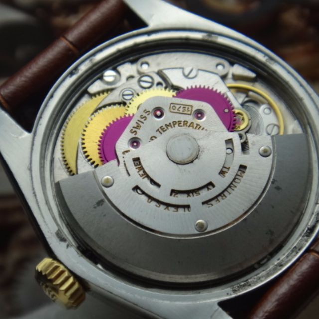 1136) ROLEX 1970 VINTAGE 1500 OYSTER PERPETUAL DATE MEN WATCH ( MYR5500 ...