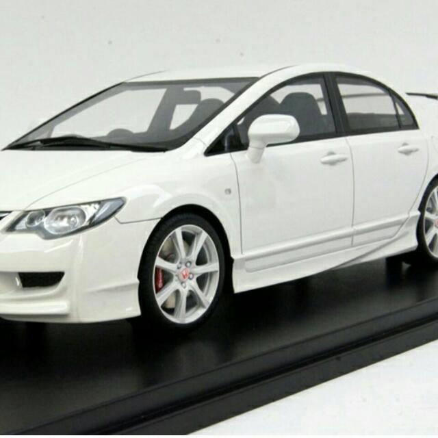 1/18 Onemodel Honda Civic Type R FD2R (Championship White), Everything ...
