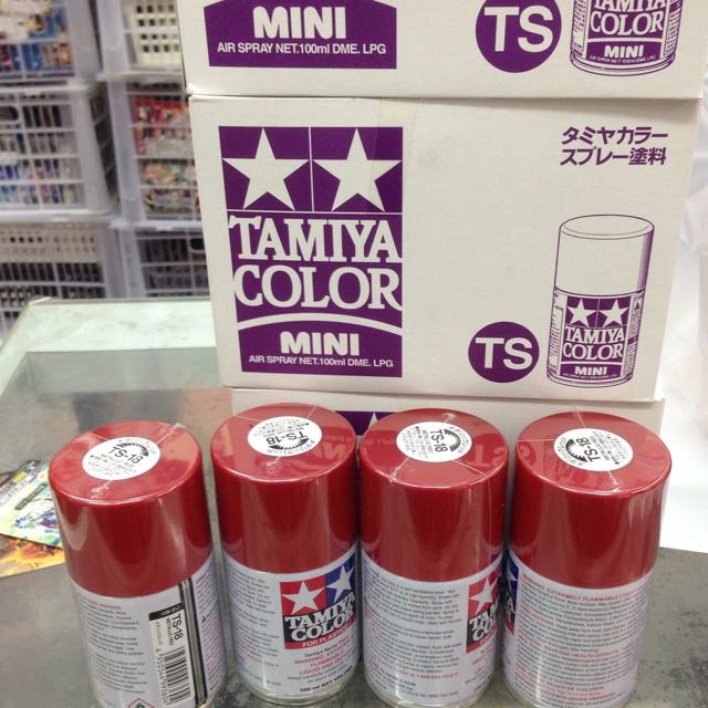 Tamiya Spray Can - Metallic Red Ts18, Hobbies & Toys, Toys & Games on ...