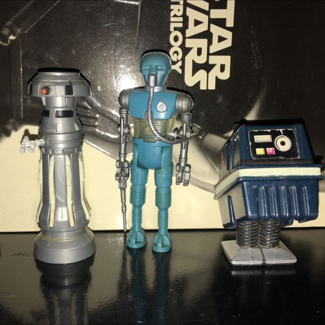 (RESERVED) Vintage Star Wars Figures X 3 FX7 Medical Droid, 2-1B ...