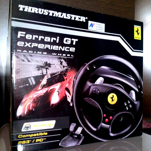 BNIB Thrustmaster Ferrari GT Experience Racing Steering Wheel, Sports ...