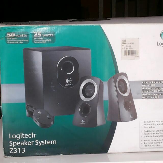 Logitech Speaker System Z Computers Tech Parts Accessories Networking On Carousell