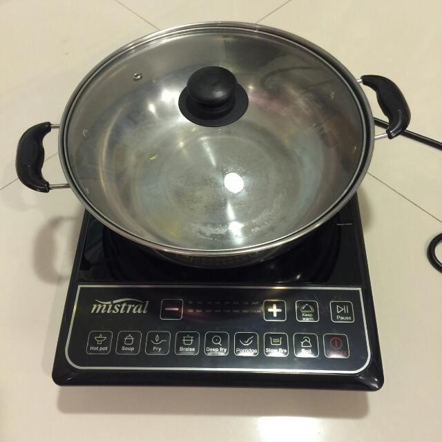 Mistral Induction Cooker 1 Set (MIC2110), TV & Home Appliances, Kitchen ...