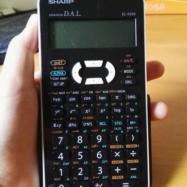 SHARP EL-533X Calculator, Hobbies & Toys, Stationery & Craft ...