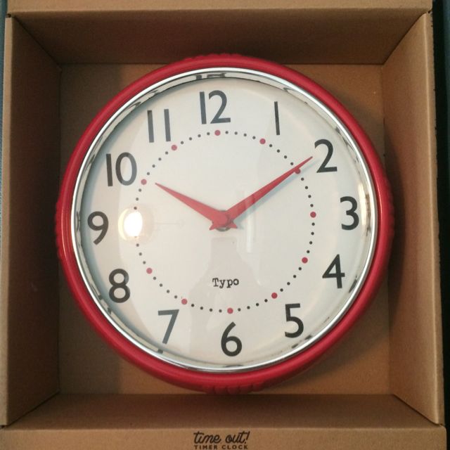 * PRICE REDUCED * TYPO CLOCK, Furniture & Home Living, Home Decor ...