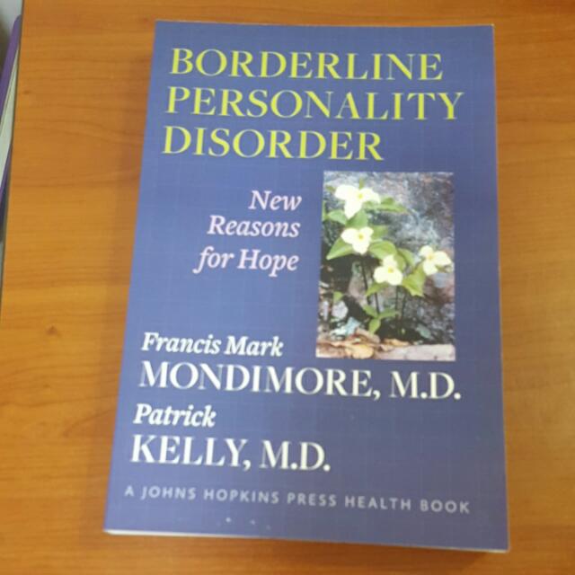 Borderline Personality Disorder : New Reasons For Hope, Hobbies & Toys ...