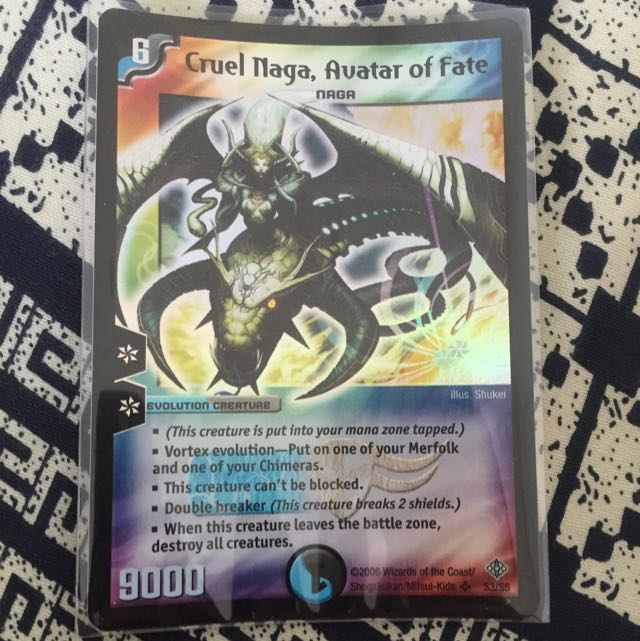 Duel Master Cruel Naga Card, Hobbies & Toys, Toys & Games on Carousell
