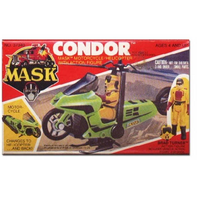 MASK Helicopter Bike "Condor" (1985), Hobbies & Toys, Toys & Games on ...