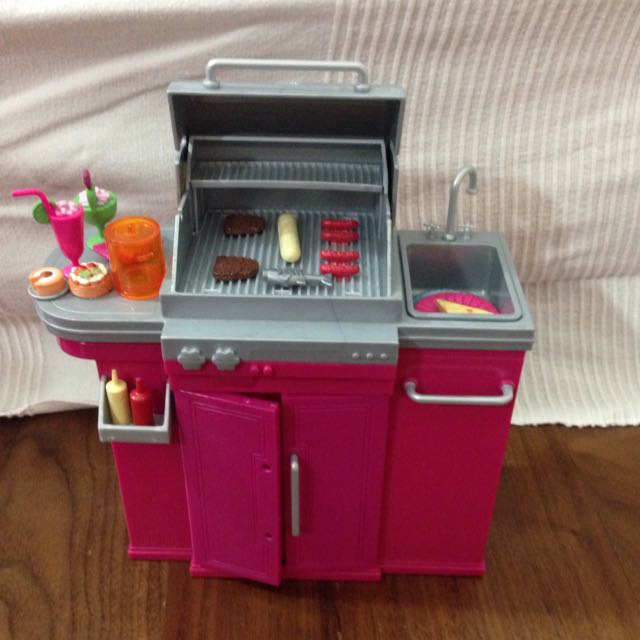 Barbie BBQ Set, Hobbies & Toys, Toys & Games on Carousell