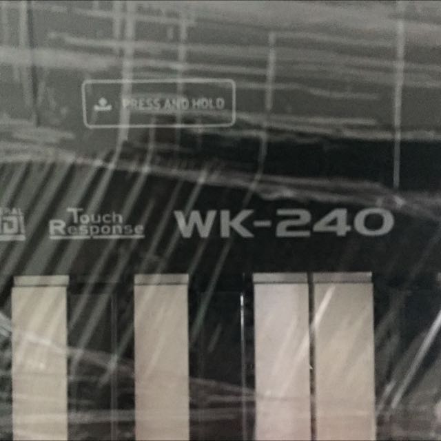 CASIO WK-240 PIANO Keyboard, Hobbies & Toys, Music & Media, Musical ...