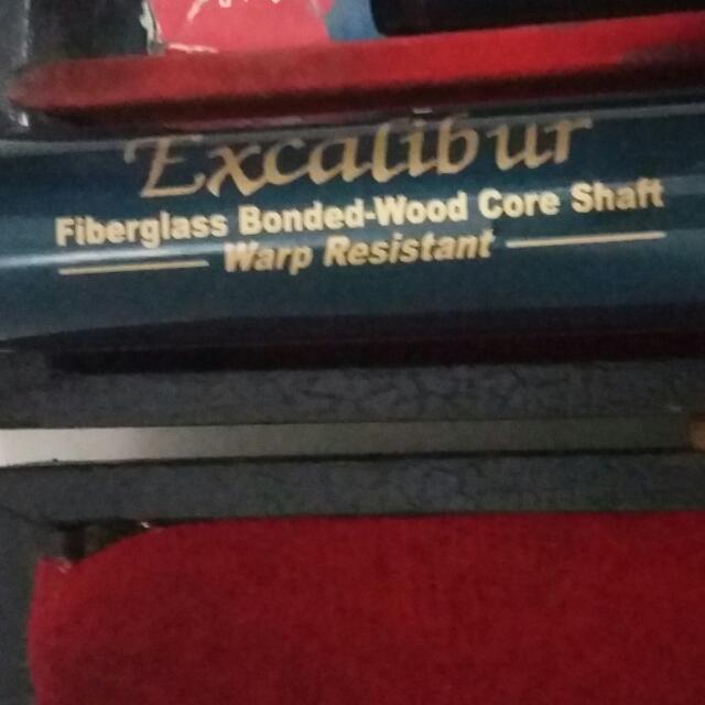 Excalibur Blue Fibreglass Pool Cue, Sports Equipment, Sports & Games ...