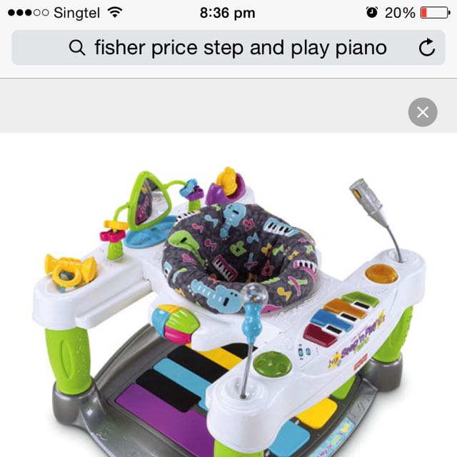 Fisher price Step N Play Piano, Babies & Kids, Infant Playtime on Carousell