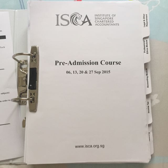 ISCA 5-day Pre-Admission course Notes, Hobbies & Toys, Books ...