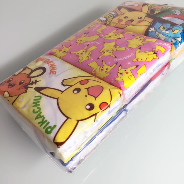 POKEMON PIKACHU POCKET TISSUE x6, Hobbies & Toys, Collectibles ...
