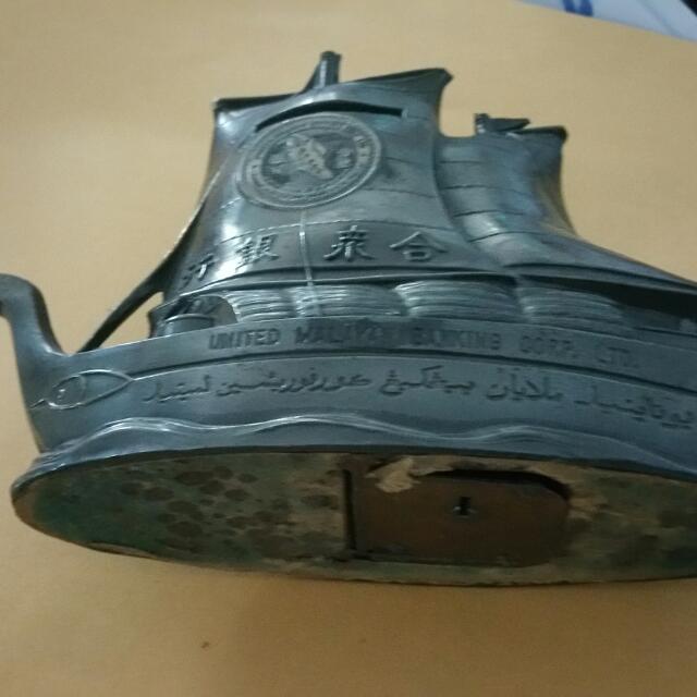 Vintage Sailing Ship Coin Bank, Hobbies & Toys, Memorabilia ...