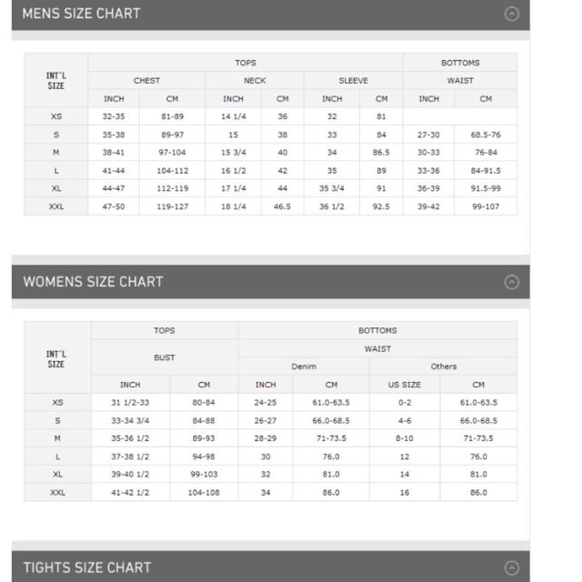 Af Size Chart Wordacross Af Size Chart Wordacross