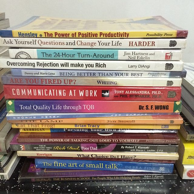 Assorted Business Self-help Books, Hobbies & Toys, Books & Magazines ...