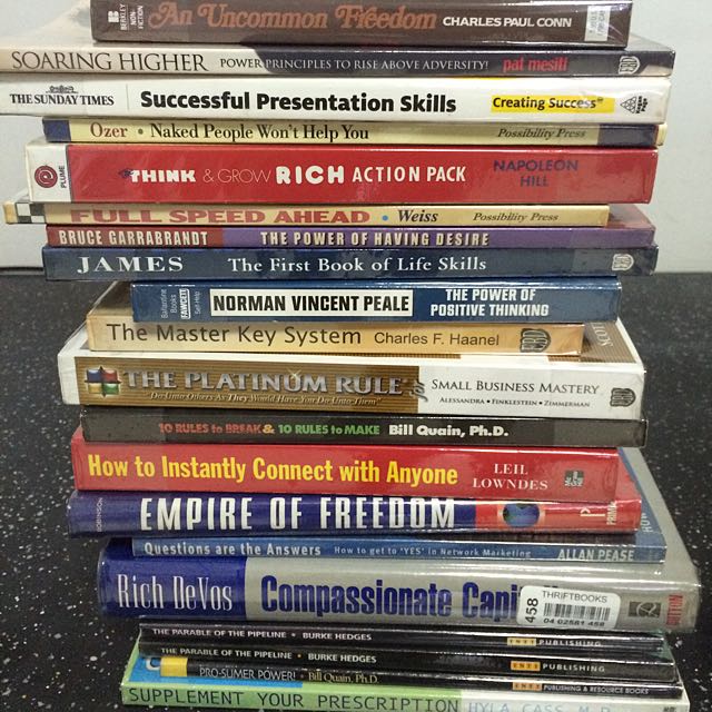 Assorted Business Self-help Books, Hobbies & Toys, Books & Magazines ...