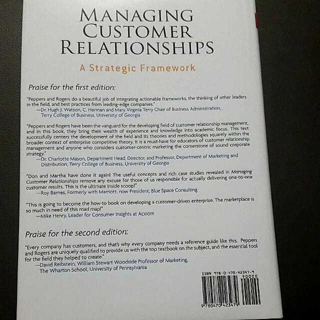 Book: Managing Customer Relationships - A Strategic Framework, Hobbies & Toys, Books & Magazines ...