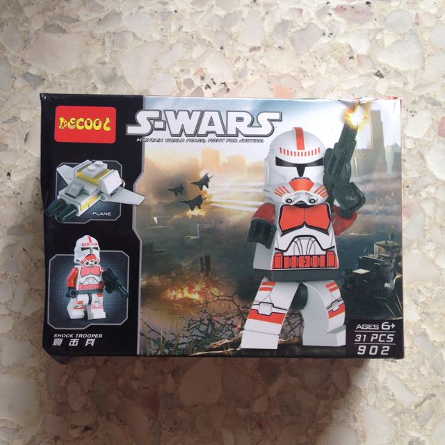 Decool Minifigure Star Wars Shock Trooper With Plane Mini Figures (Not Lego), Hobbies & Toys ...