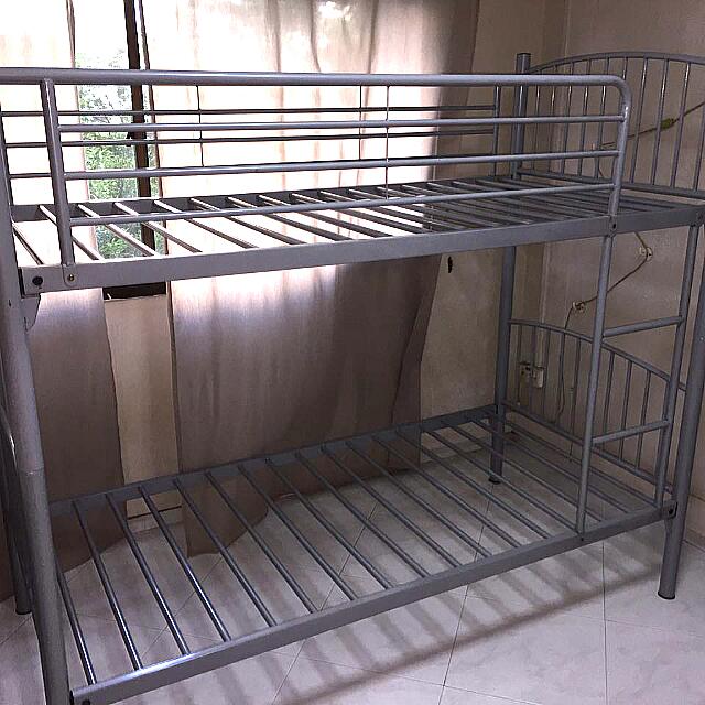 Double Decker Frame, Furniture & Home Living, Furniture, Bed Frames ...