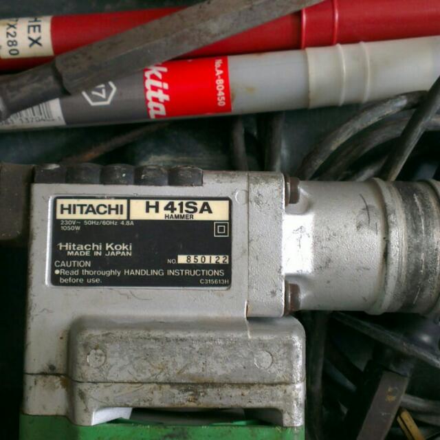 Hammer Hitachi Electric Hammer Impact Hammer H41SA, Everything Else on ...