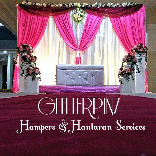 Wedding Deco Mini Pelamin, Dais, Majlis Nikah / Tunang. In House ...