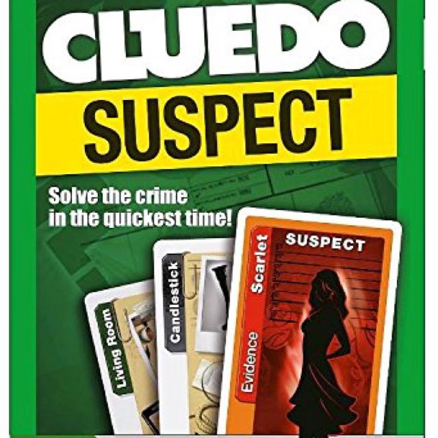 Cluedo Suspect Card Games, Hobbies & Toys, Toys & Games on Carousell