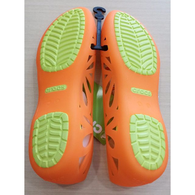 Crocs adrina III flat w "cosmic orange/citrus", Women's Fashion, Footwear, Flipflops and Slides ...