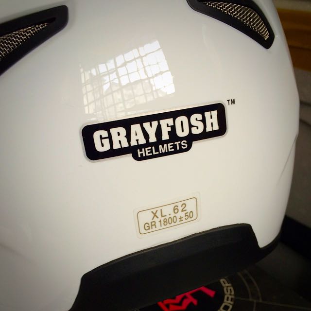 Grayfosh Helmet, Sports Equipment, Bicycles & Parts, Bicycles on Carousell