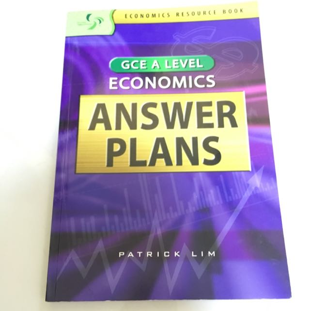H1 H2 Econs Guidebook: Answer Plans by Patrick Lim, Hobbies & Toys ...