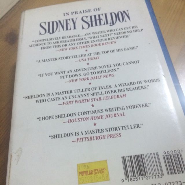 Sidney Sheldon 3-in-1 Compilation, Hobbies & Toys, Books & Magazines ...