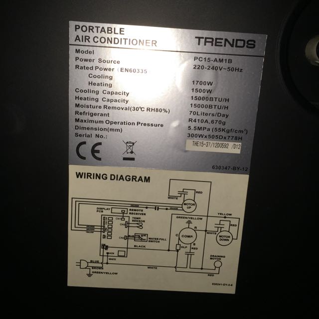 TREND PORTABLE AIRCON, TV & Home Appliances, Air Conditioners & Heating ...