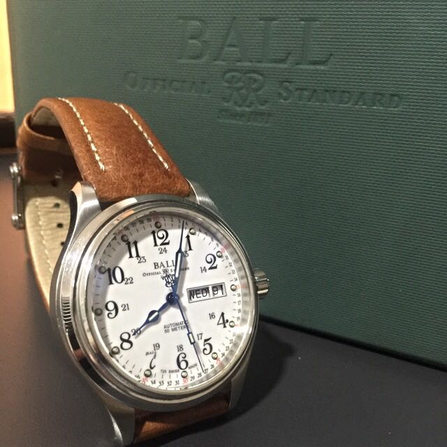 Ball Trainmaster 60 Seconds (NM1038DSJWH) Automatic Watch, Luxury ...