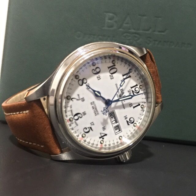 Ball Trainmaster 60 Seconds (NM1038DSJWH) Automatic Watch, Luxury ...