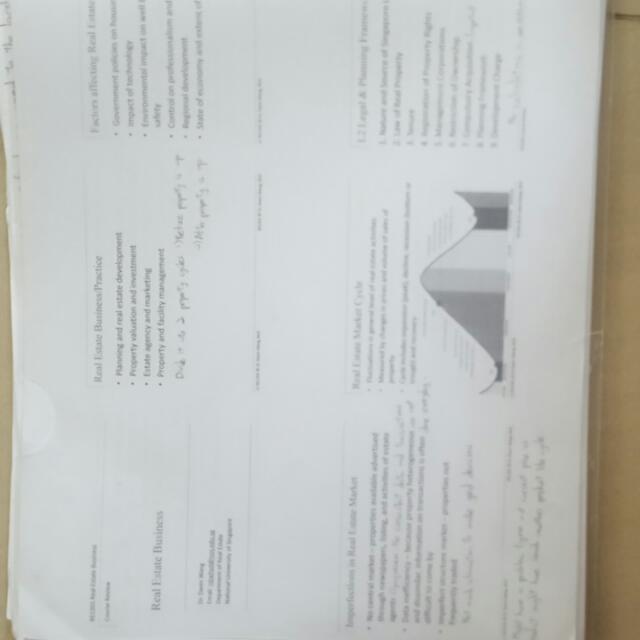 Re1301 Lecture notes + Tutorial + Project, Hobbies & Toys, Books ... Re1301 Lecture notes + Tutorial + Project, Hobbies & Toys, Books ...