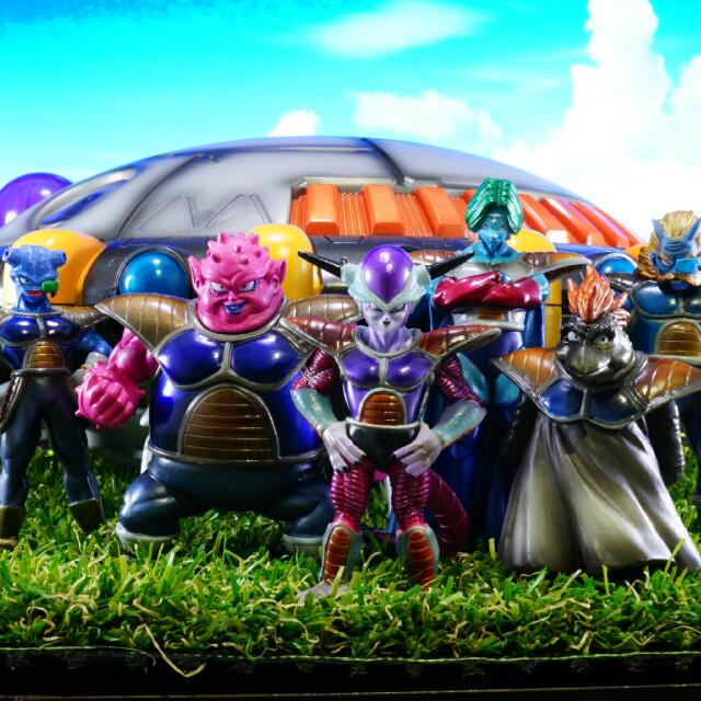 Dragonball Frieza Spaceship (Special Color) And Frieza Force Vol 1 (Set ...