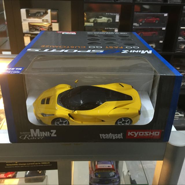 Kyosho Mini Z Touring Ready To Run Kit (La Ferrari Yellow), Car ...