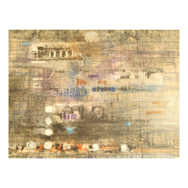 Large Exceptional Vintage Oil & Acrylic Painting Signed Lee Burr 1991 ...